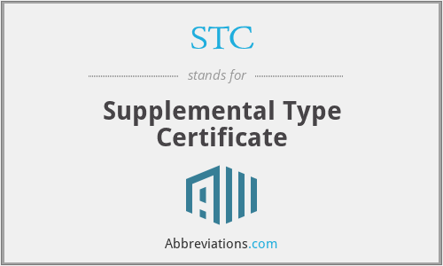 What does STC stand for?