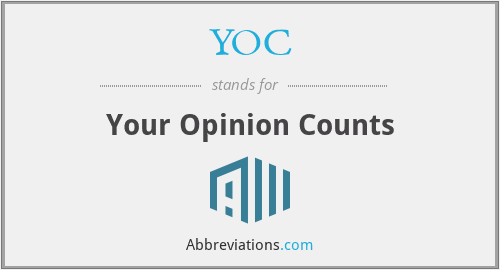 What does YOC stand for?