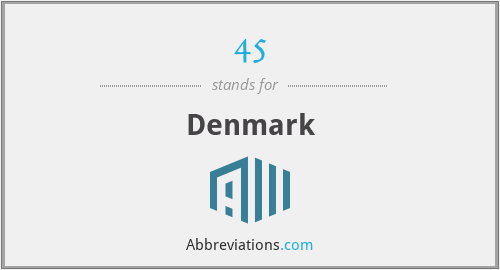 What is the abbreviation for Denmark?