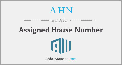 What does AHN stand for?