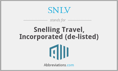 What does SNLV stand for?