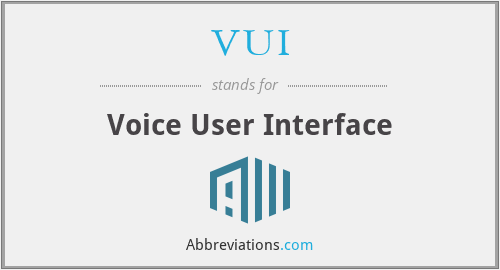 What does VUI stand for?