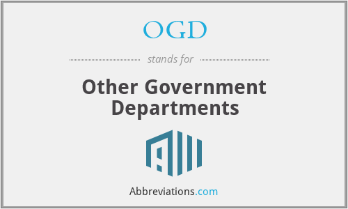 What does OGD stand for?