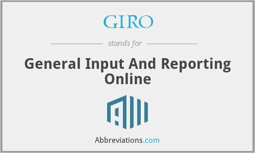 What does GIRO stand for?