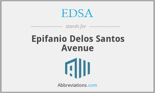 What does EDSA stand for?