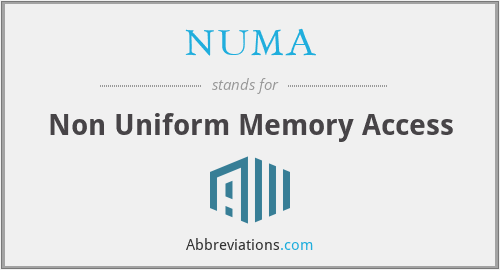 What does NUMA stand for?
