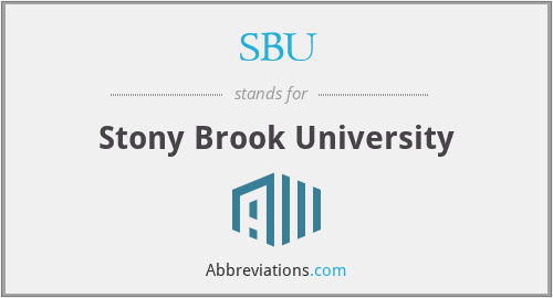 What does SBU stand for?