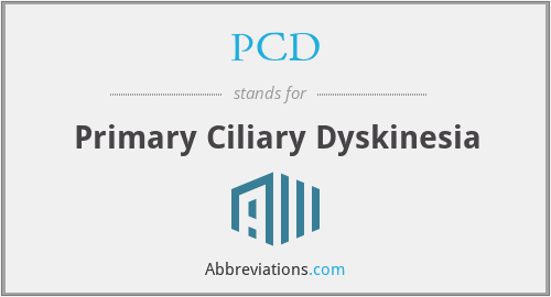 What does PCD stand for?