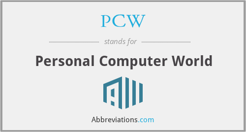 What does PCW stand for?
