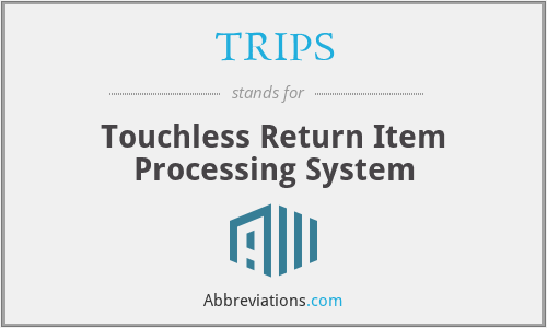 What does TRIPS stand for?