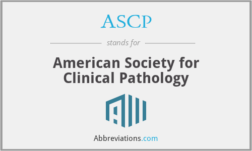What does ASCP stand for?