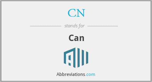 What is the abbreviation for Can?
