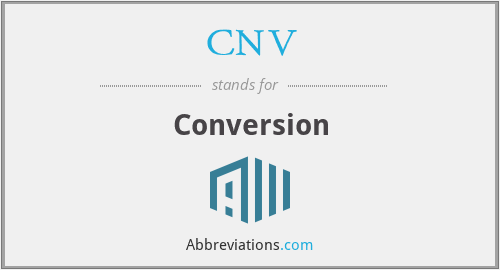 What is the abbreviation for Conversion?