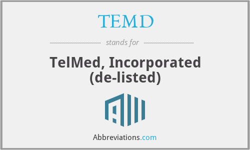 What does TEMD stand for?