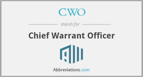 What does CWO stand for?