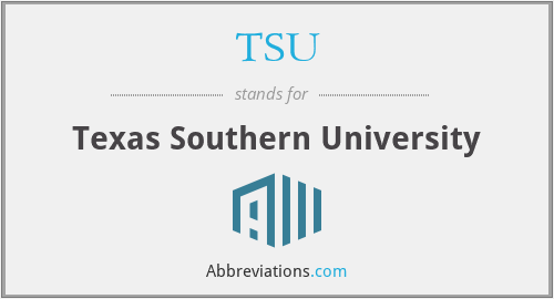 What does TSU stand for?