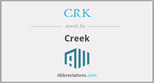 What does CRK stand for?