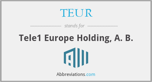 What does TEUR stand for?