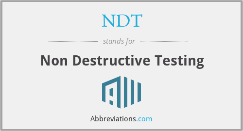 What does NDT stand for?