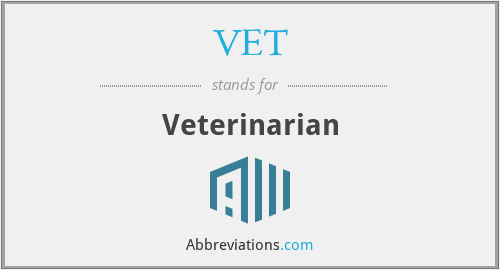What does VET stand for?