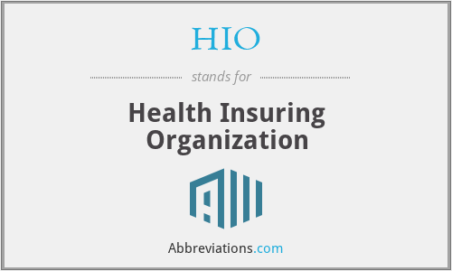 What does HIO stand for?