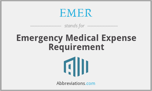 What does EMER stand for?