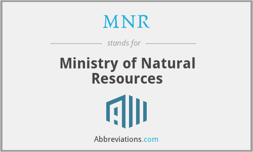 What does MNR stand for?