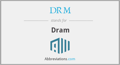 What is the abbreviation for Dram?