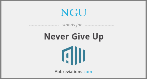 What does NGU stand for?