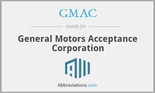 What does GMAC stand for?
