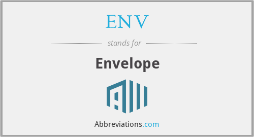 What is the abbreviation for envelope?
