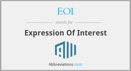 What does EOI stand for?