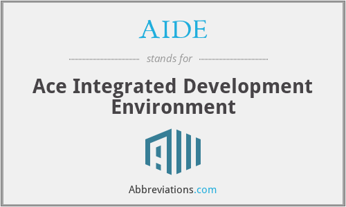 What does AIDE stand for?