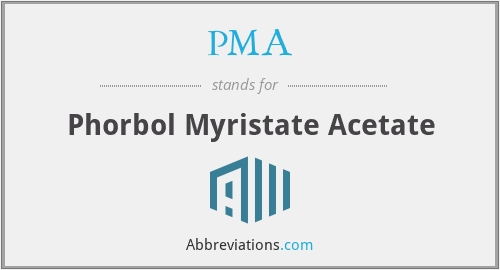 What does PMA stand for?