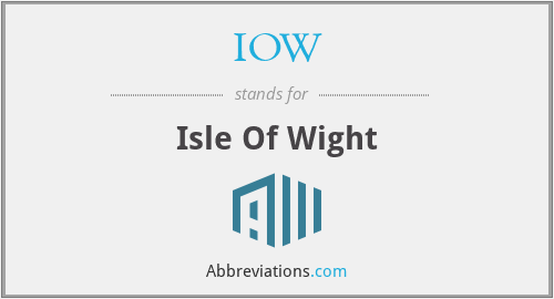 What does IOW stand for?
