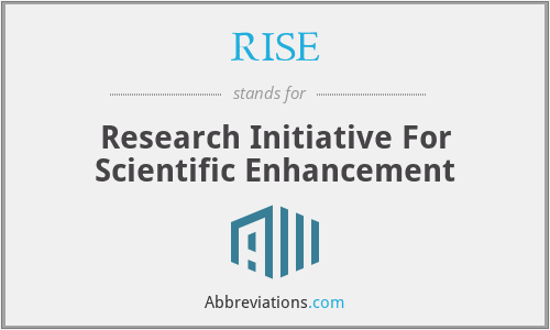 What does RISE stand for?
