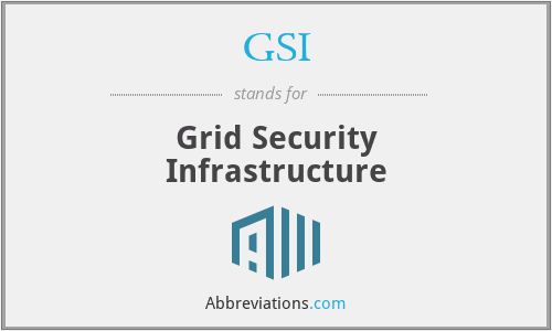 What does GSI stand for?