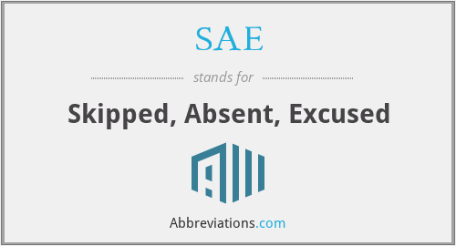 What does SAE stand for?