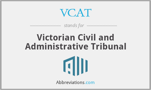 What does VCAT stand for?