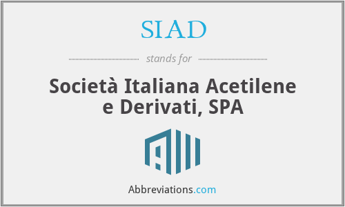 What does SIAD stand for?
