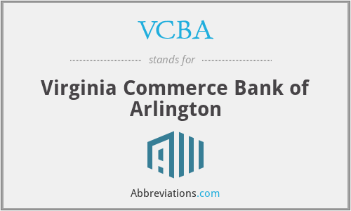 What does VCBA stand for?
