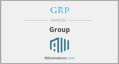 What does GRP stand for?