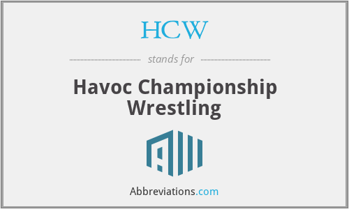 What does HCW stand for?