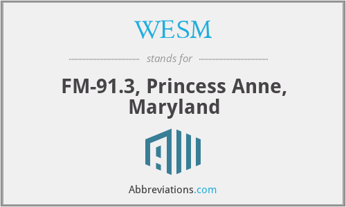 What does WESM stand for?