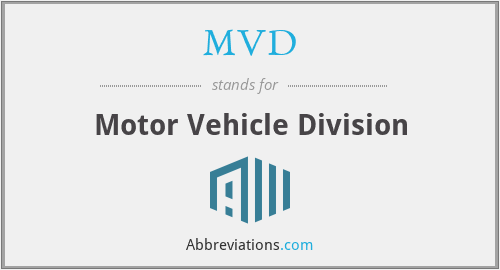 What does MVD stand for?