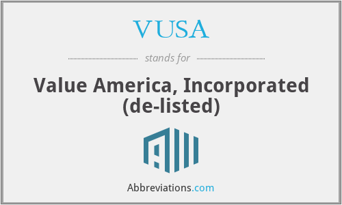 What does VUSA stand for?