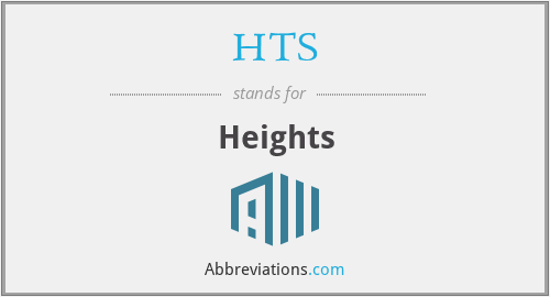 What does HTS stand for?