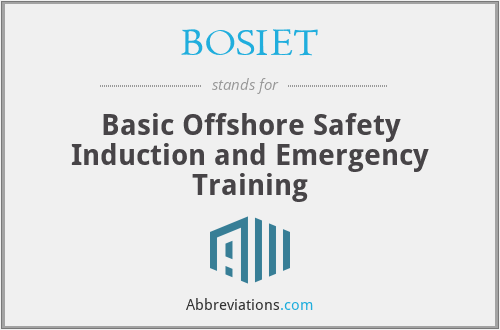 What does BOSIET stand for?