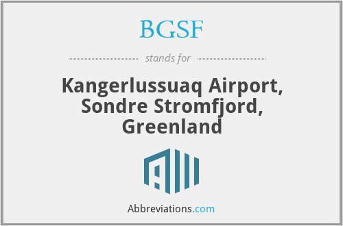 What does BGSF stand for?