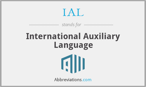 What does IAL stand for?